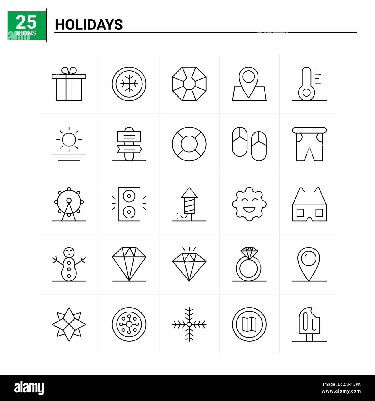 Urlaub symbol Stock-Vektorgrafiken kaufen - Alamy