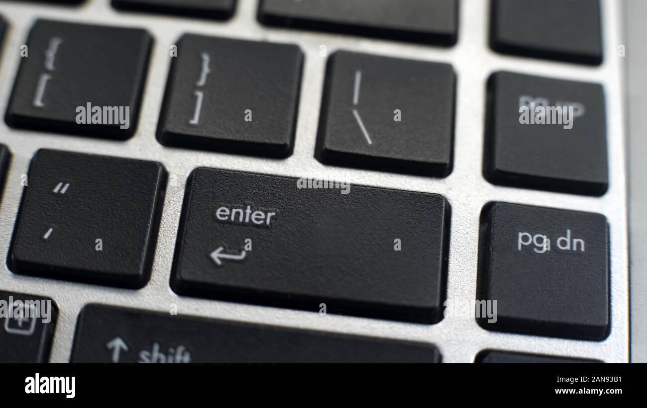 Return Key Keyboard Stockfotos und -bilder Kaufen - Alamy