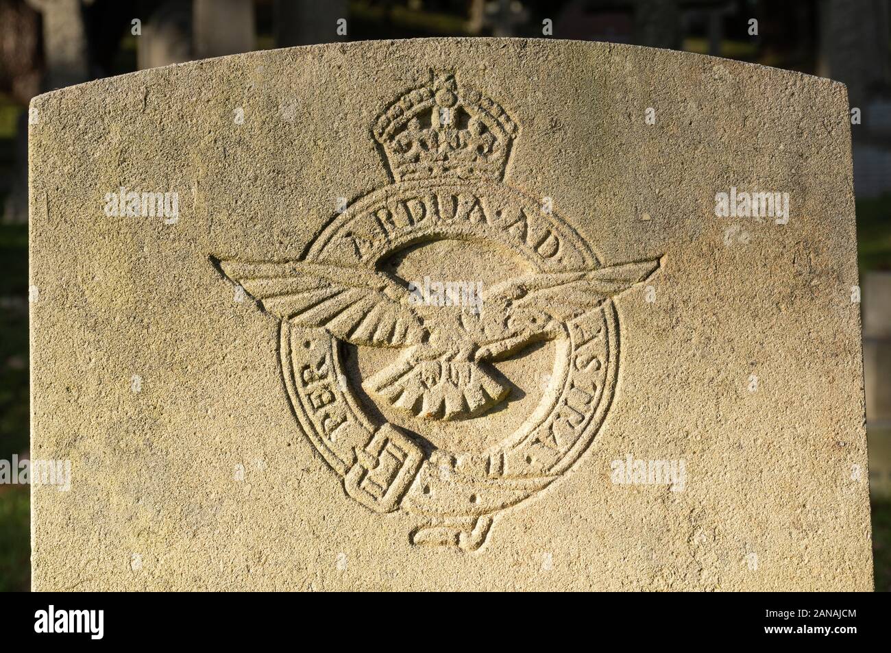 Royal Air Force heraldic Emblem Abzeichen Crest auf einen Weltkrieg ein ...