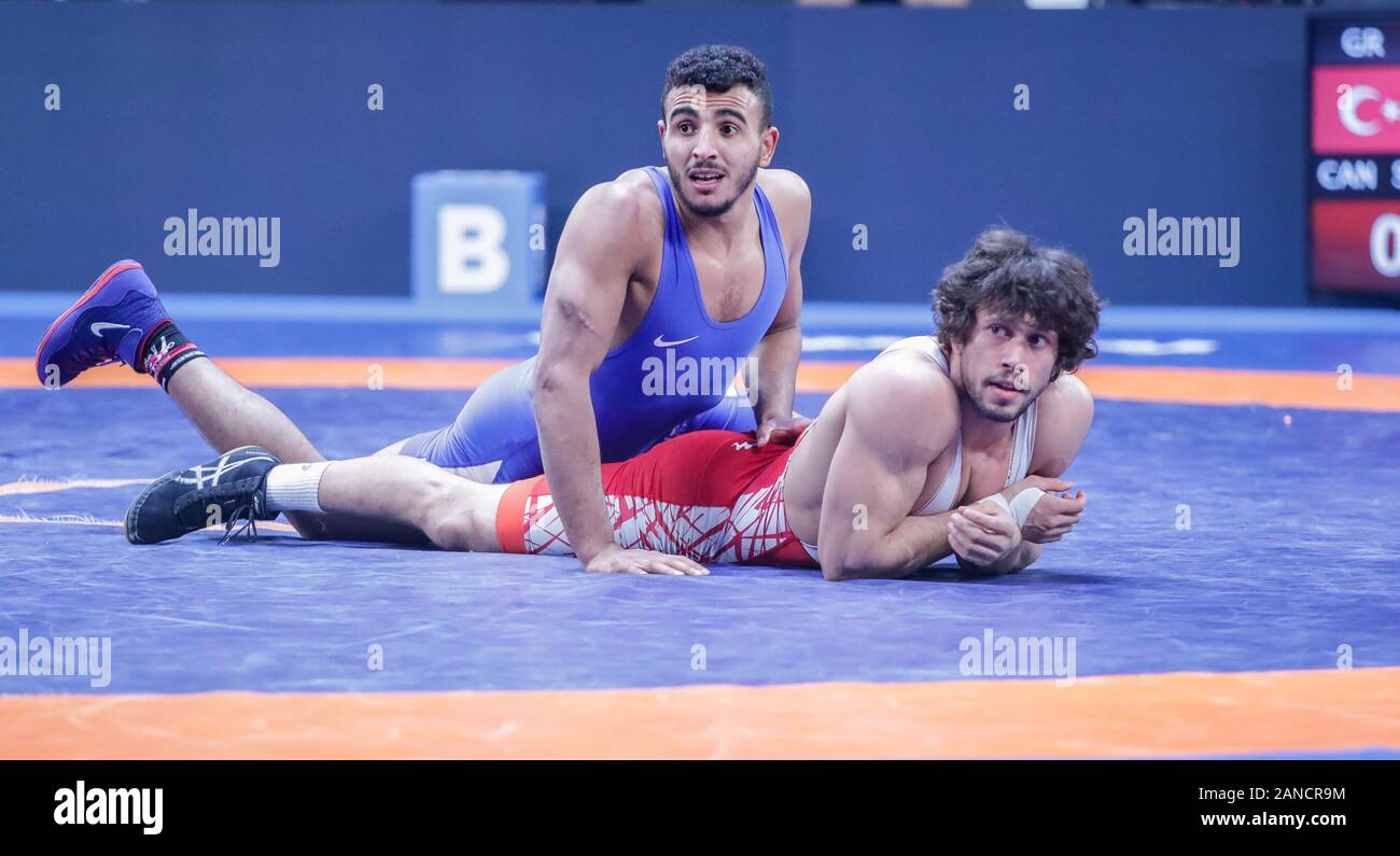 Roma, Italien, 16. Jan 2020, Mohamed elsayed (egitto) vs Selçuk (Türkei ...