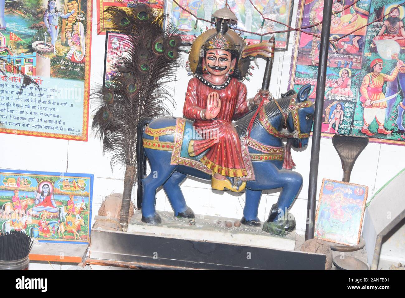 Indischer hinduistischer gott shri goga ji maharaj -Fotos und ...