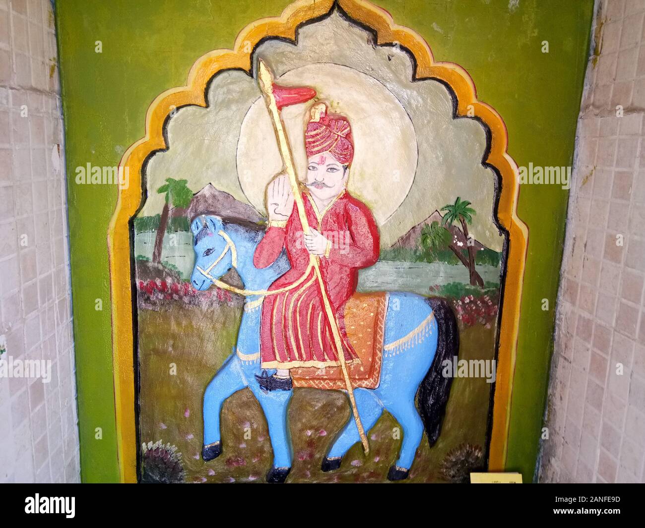 Indischer hinduistischer gott shri goga ji maharaj -Fotos und ...