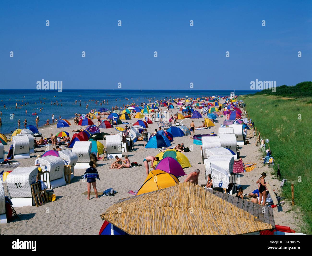 Timmendorfer Strand, Insel Poel, Ostsee, Mecklenburg-Vorpommern ...