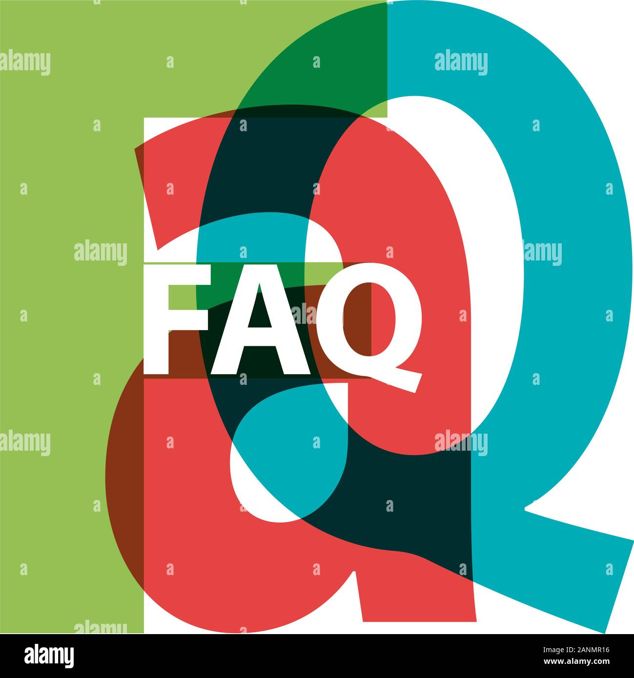 Faq logo Stock-Vektorgrafiken kaufen - Alamy