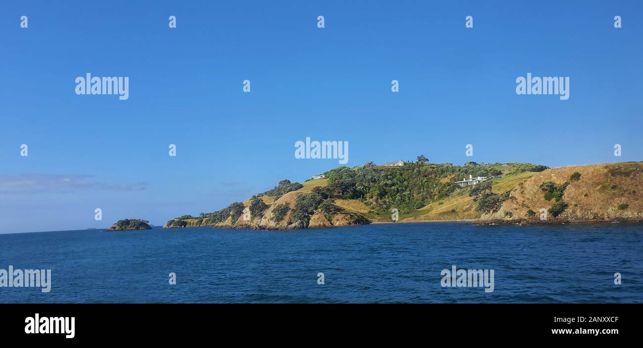 Waiheke Island, Auckland/Neuseeland - 31. Dezember 2019: Die ...