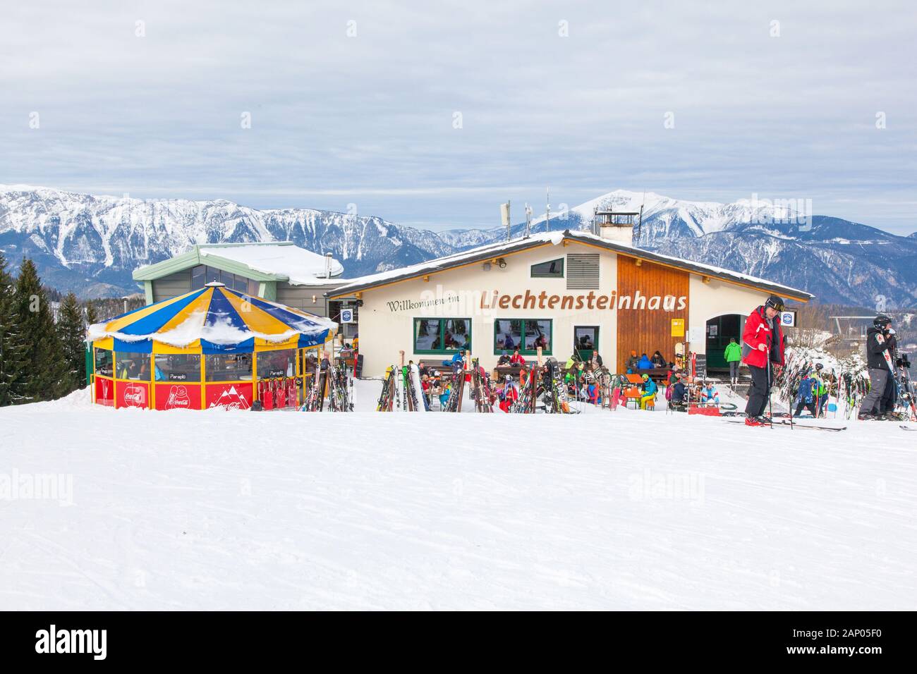 Skigebiet Semmering, Niederösterreich, Wiener Alpen, Österreich ...