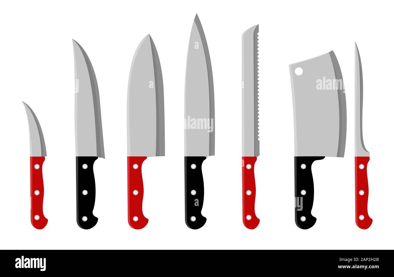 Cartoon kitchen knife -Fotos und -Bildmaterial in hoher Auflösung – Alamy