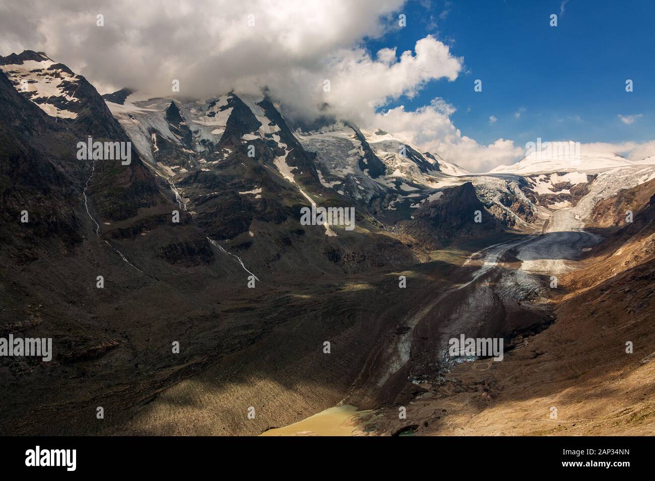 Die größten Gletscher Österreichs, Pasterze Glacier Stockfotografie - Alamy