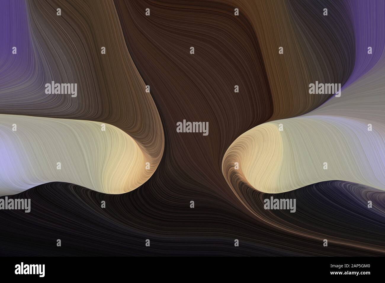 Künstlerische wave Linien und flüssige Farben und mit modernen Wellen ...