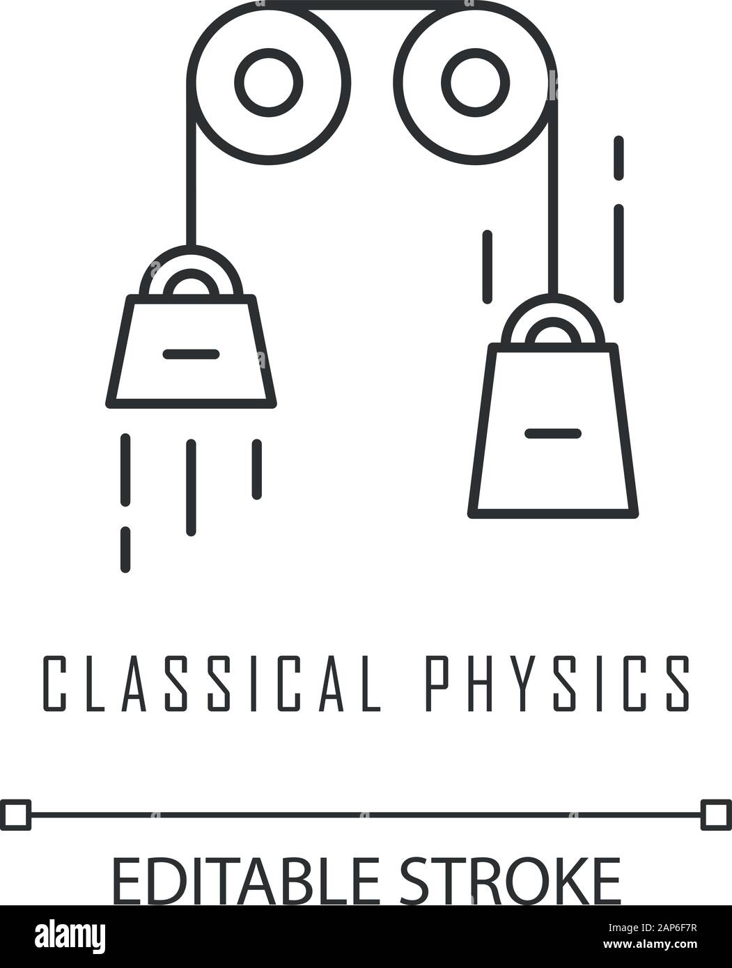 Der klassischen Physik lineare Symbol. Gesetze der Bewegung und ...