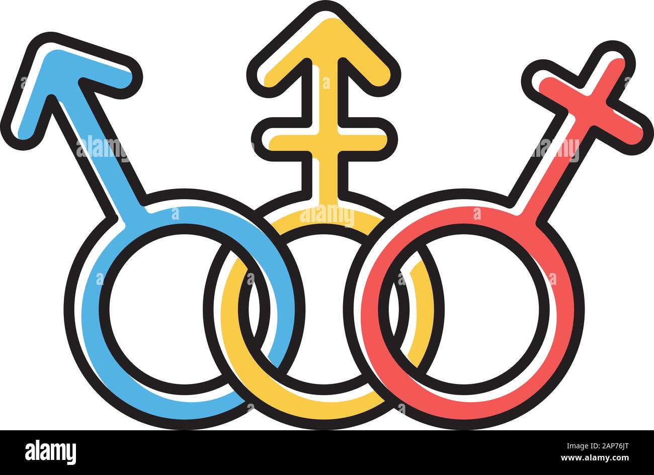 Intersexuelles Symbol Stock Vektorgrafiken Kaufen Alamy