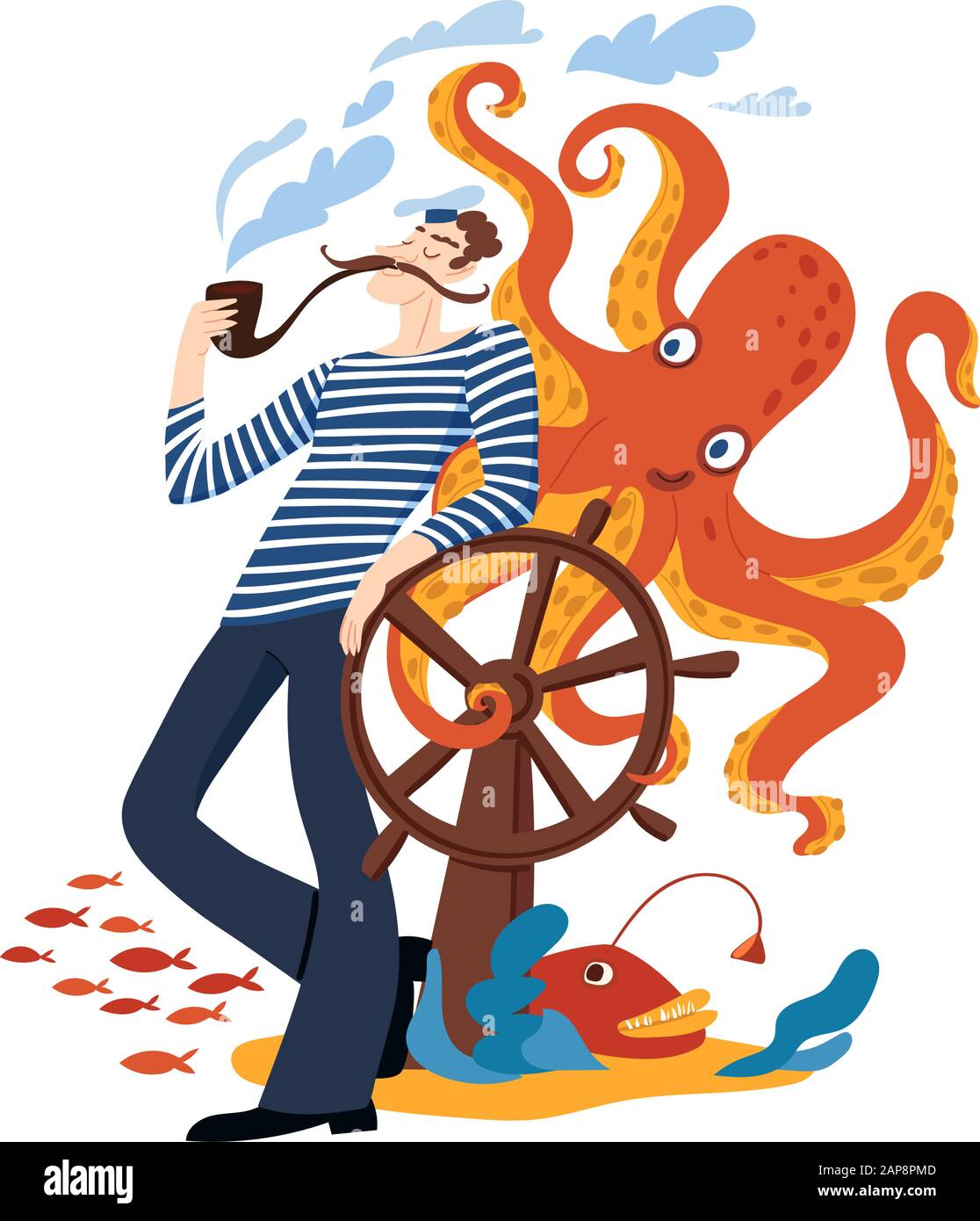 Seemann Abbildung Stockfotos und -bilder Kaufen - Alamy