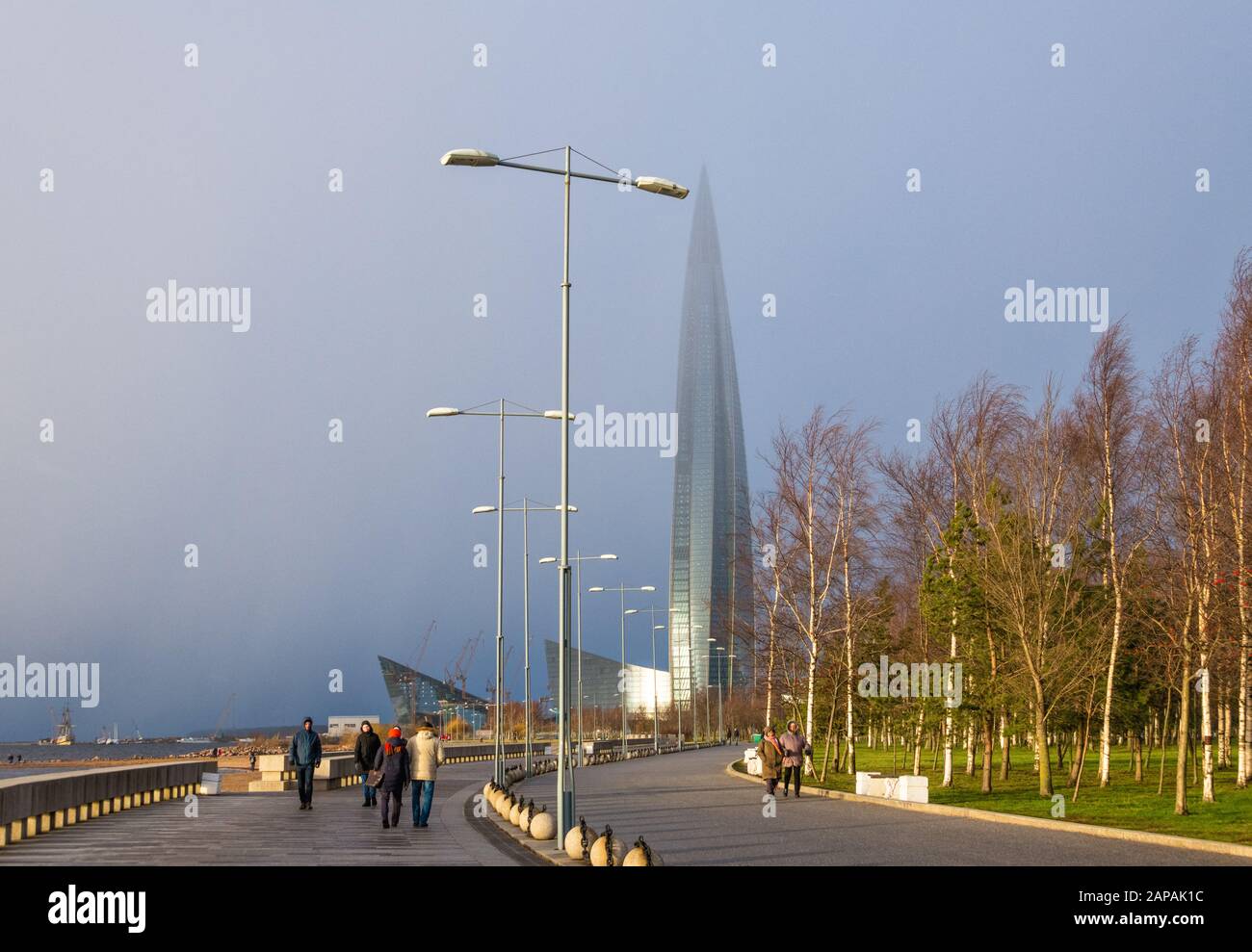 Lakhta center tower -Fotos und -Bildmaterial in hoher Auflösung – Alamy