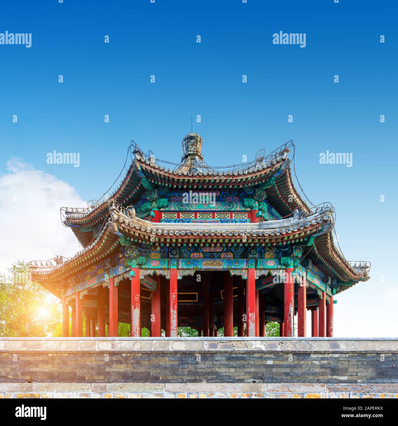 Peking Stadt Der Pagode Stockfotos und -bilder Kaufen - Alamy