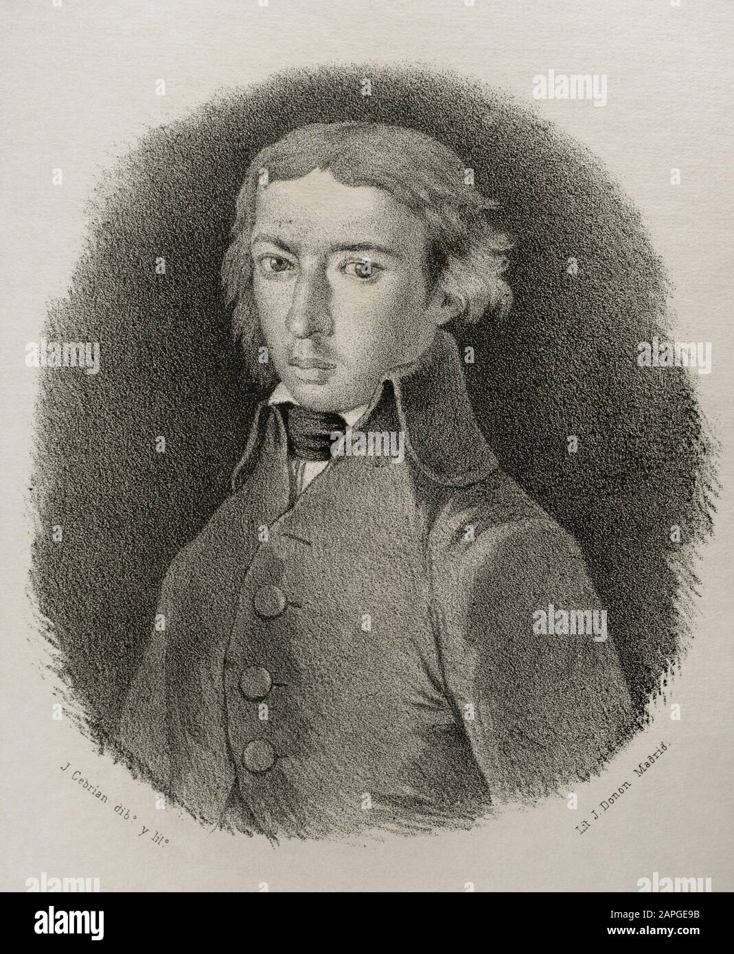Leandro Fernández de Moratin (1760-180er). Spanischer Dramatiker und ...