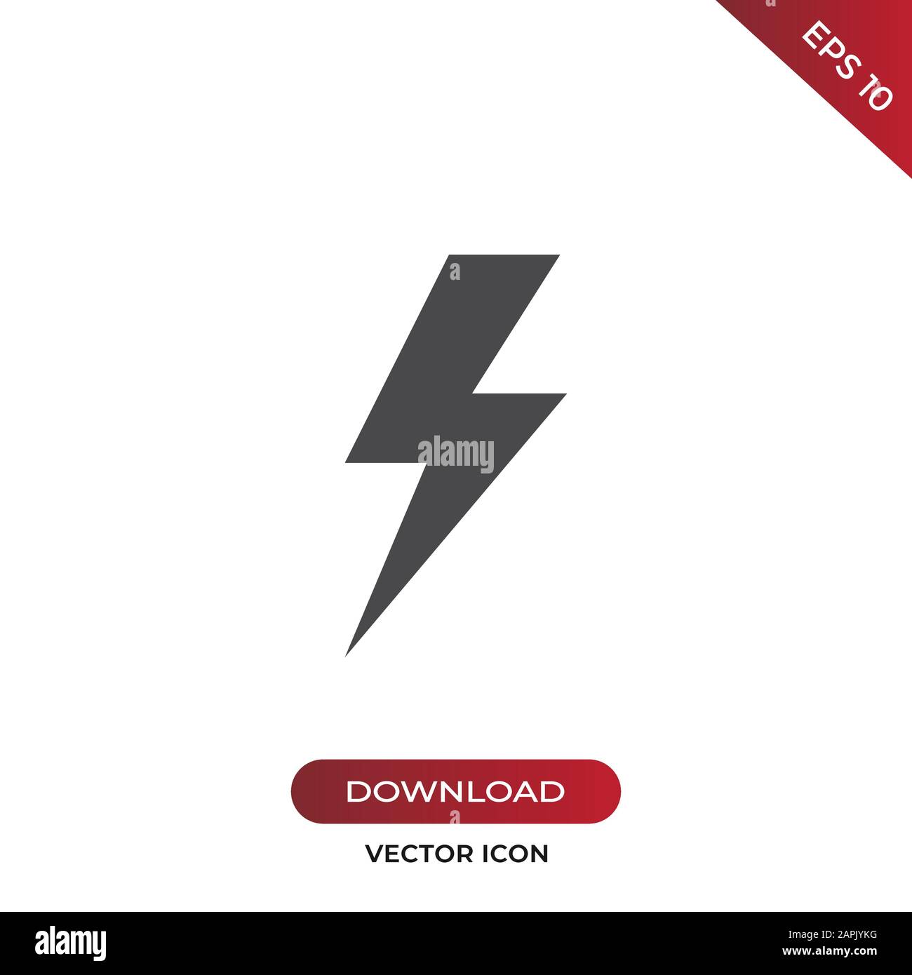 Blitz zeichen Stock-Vektorgrafiken kaufen - Alamy