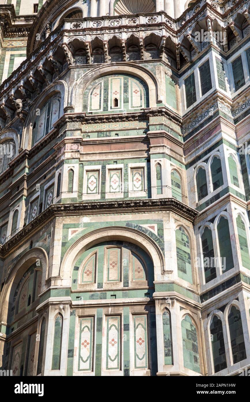 Basilika Santa Maria del Fiore / Maria-Maria-Basilika (Detail), Florenz ...