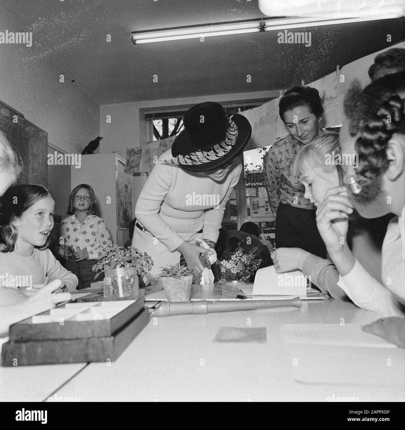 Italienischer Staatsbesuch in den Niederlanden Frau Leone, Ehefrau des ...