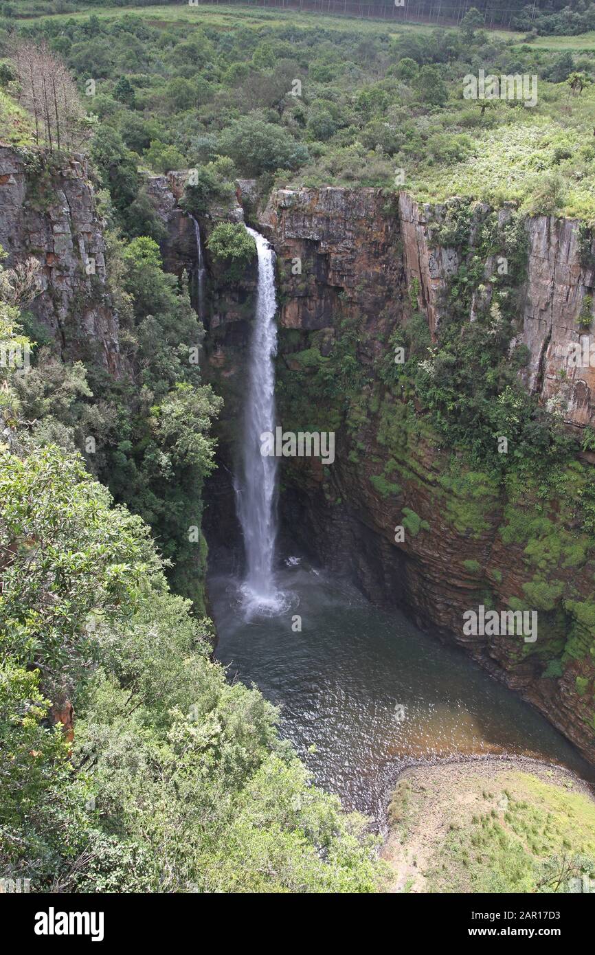 Luftaufnahme von Mac Mac Falls, Graskop, Mpumalanga, Südafrika ...