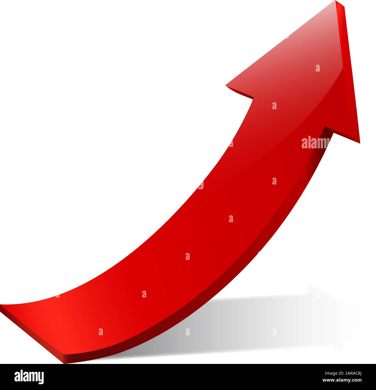 Roter pfeil nach oben Stock-Vektorgrafiken kaufen - Alamy