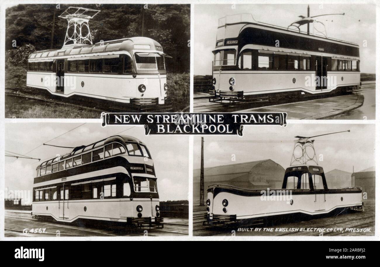 First Electric Tram Stockfotos und -bilder Kaufen - Alamy