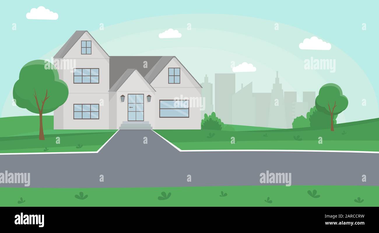 Landhaus wohnhaus Stock-Vektorgrafiken kaufen - Alamy
