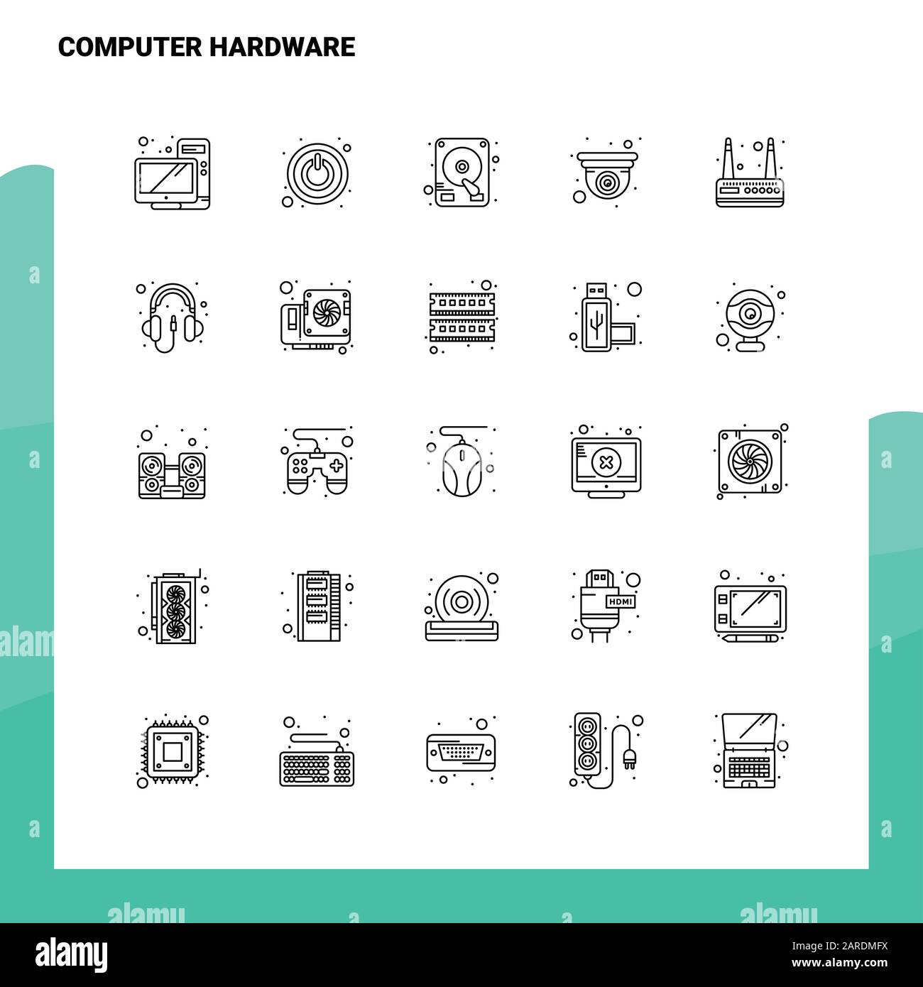 Computer hardware symbole -Fotos und -Bildmaterial in hoher Auflösung ...