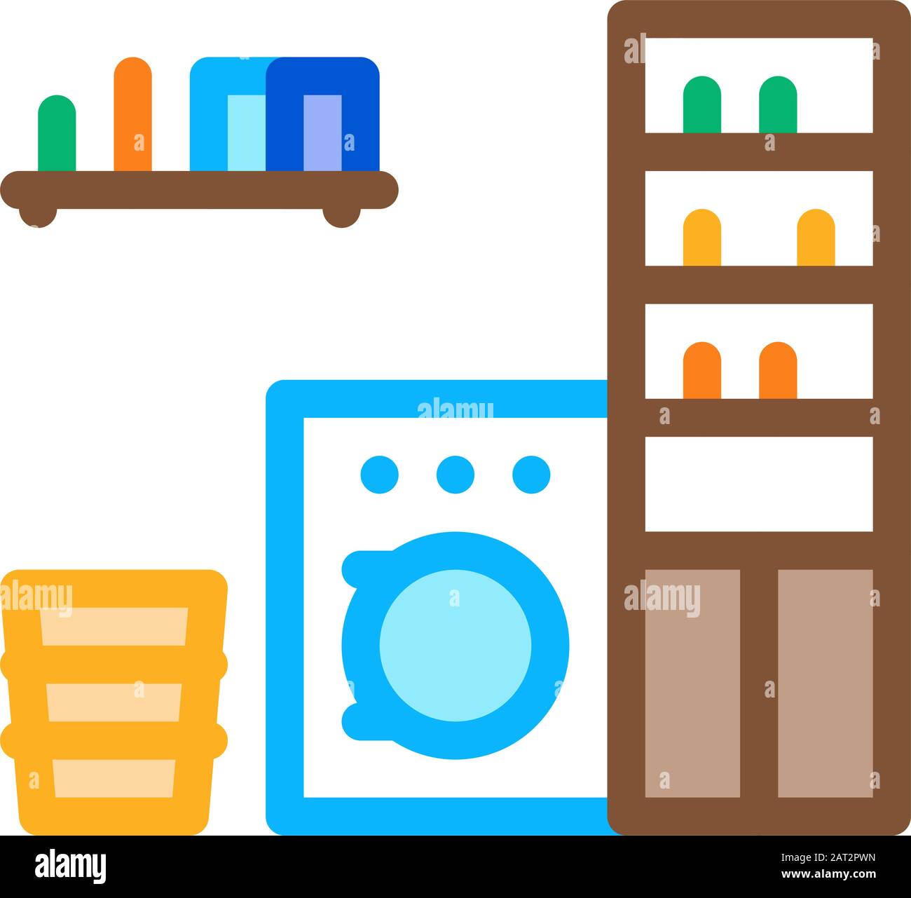 Laschen Symbol Vektor-Umriss-Abbildung Stock-Vektorgrafik - Alamy