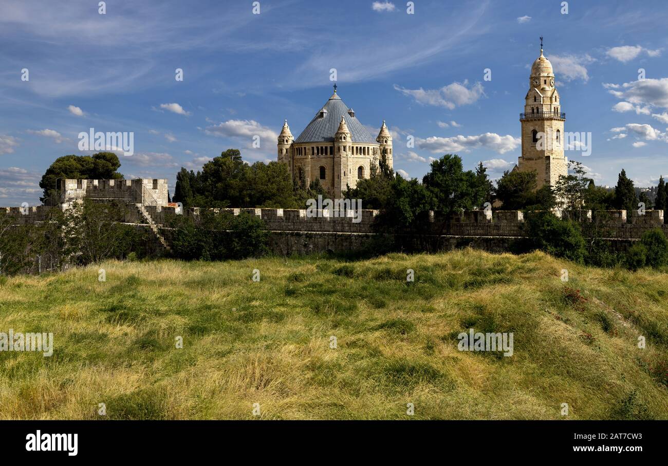 Dormitio Abtei Jerusalem Stockfotos und -bilder Kaufen - Alamy