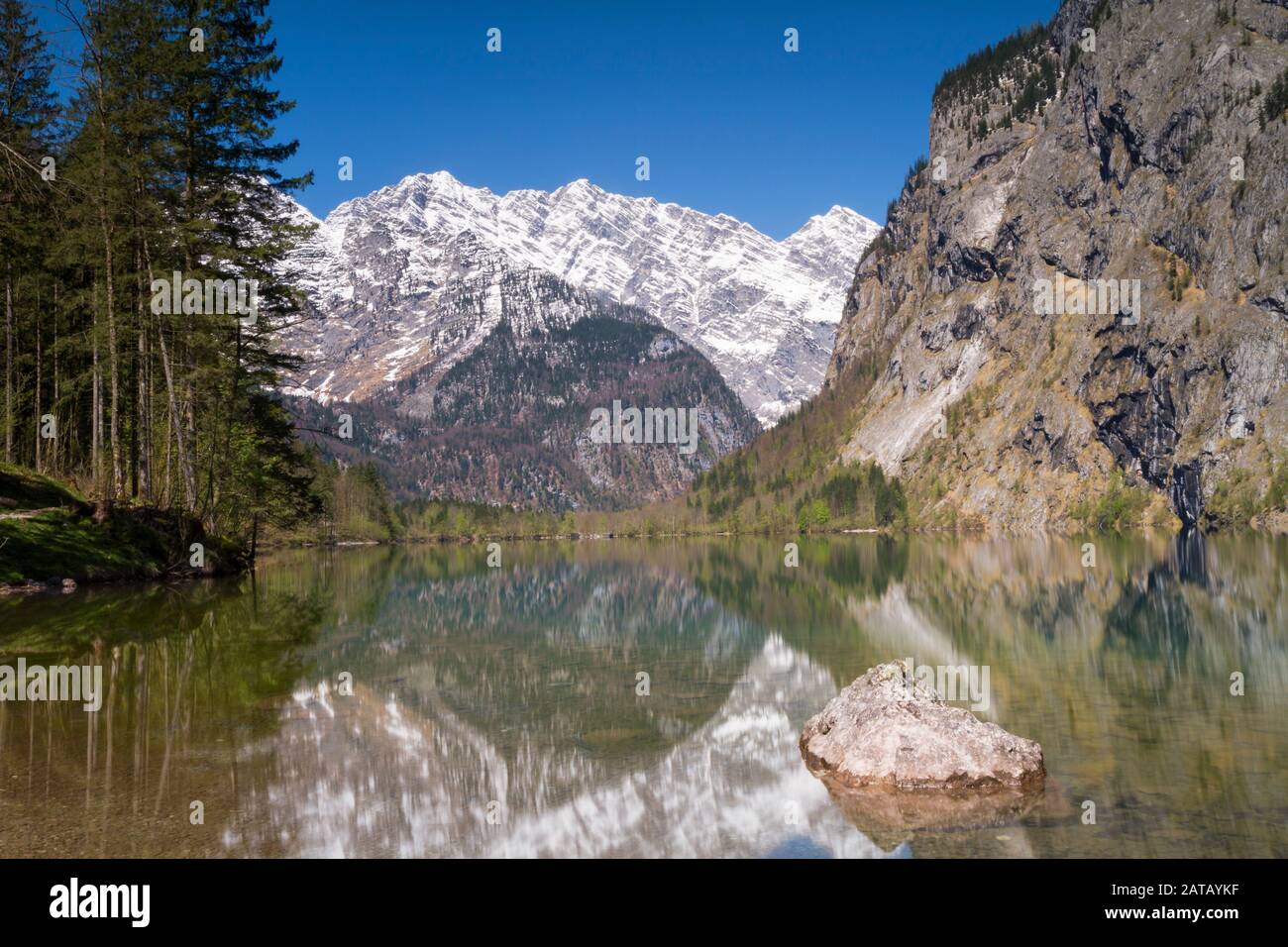 Obersee und Watzmann Stockfotos und -bilder Kaufen - Alamy