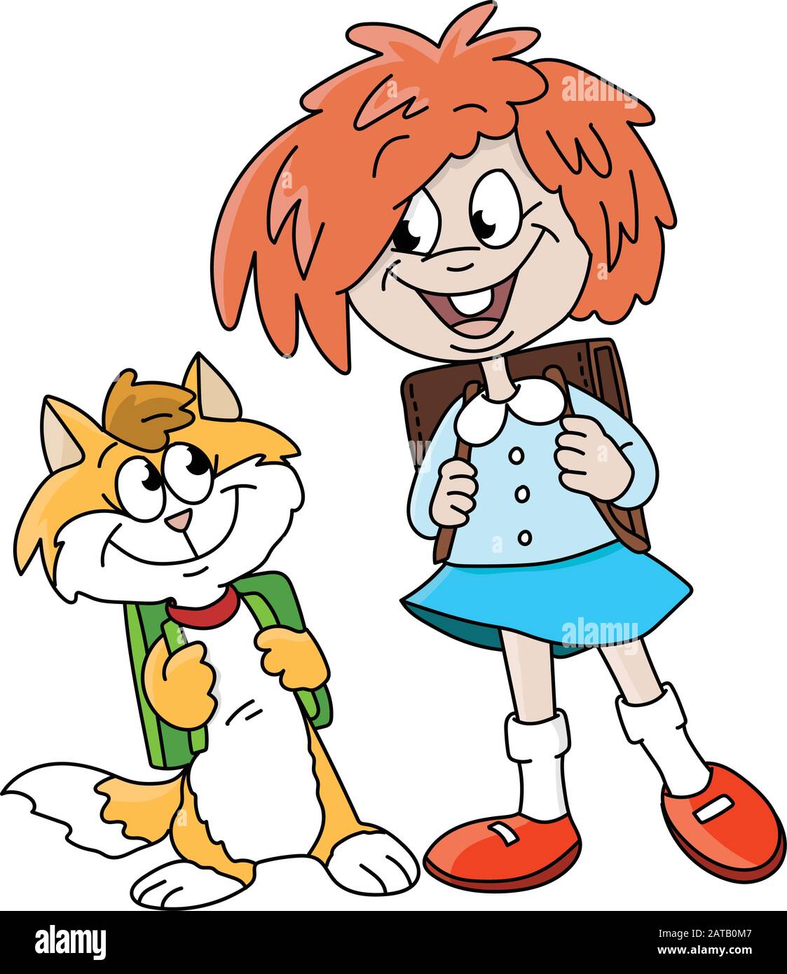 Zuruckgehen cartoon Stock-Vektorgrafiken kaufen - Alamy