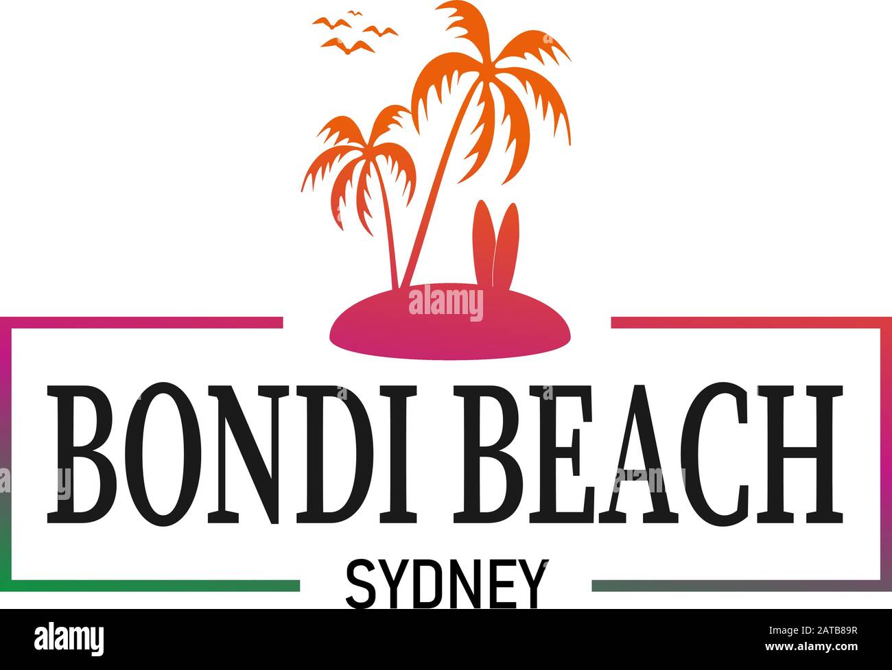 Bondi strand sonnenaufgang Stock-Vektorgrafiken kaufen - Alamy