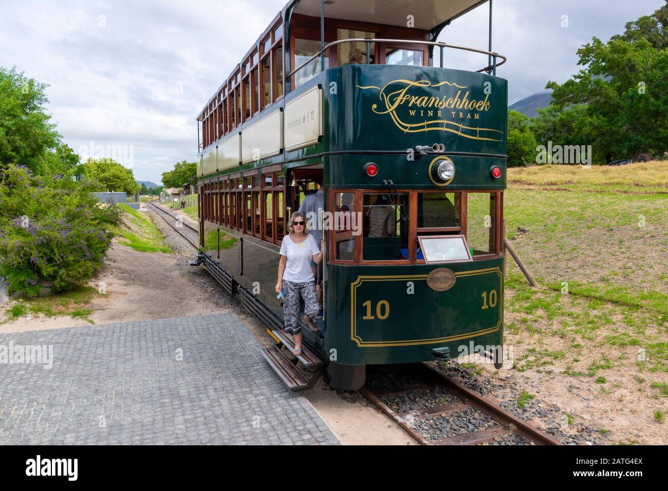 Franschhoek wine tram -Fotos und -Bildmaterial in hoher Auflösung – Alamy