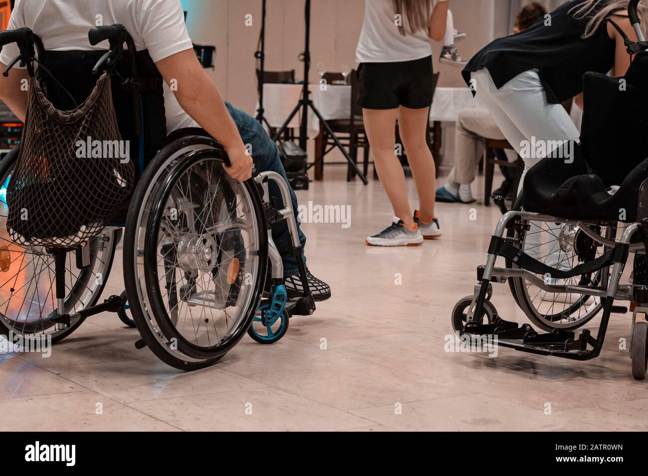 Eine gruppe behinderter menschen Stockfotos und -bilder Kaufen - Alamy