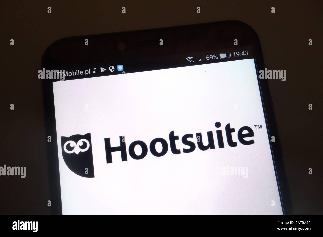 Hootsuite logo -Fotos und -Bildmaterial in hoher Auflösung – Alamy