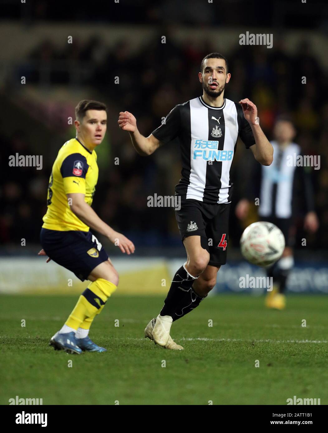 Nabil Bentaleb von Newcastle United während des vierten Rückspielspiels ...