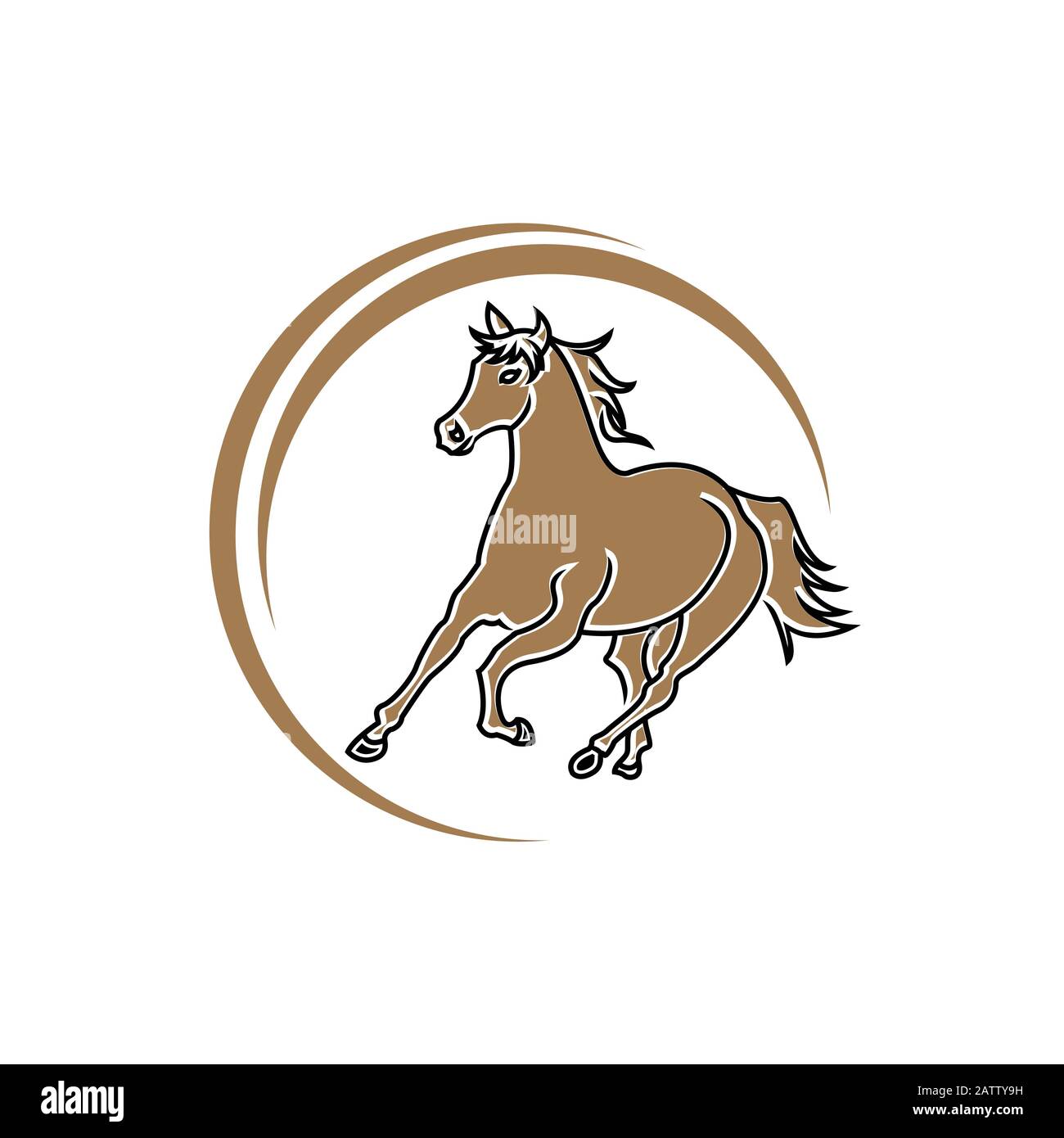 Pferd steht auf drei Pfoten Ikone Vektor, Pferd steht auf drei Pfoten ...