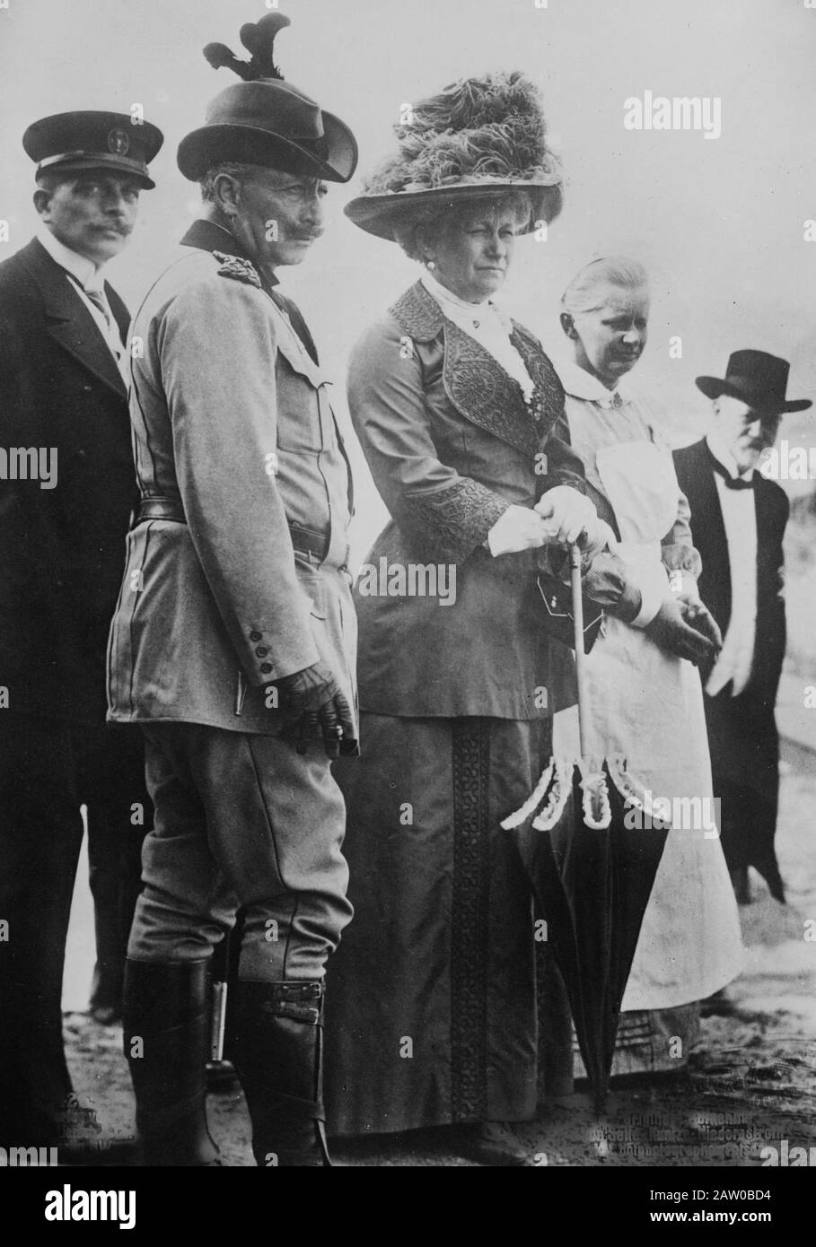 Kaiser wilhelm ii augusta victoria Schwarzweiß-Stockfotos und -bilder ...