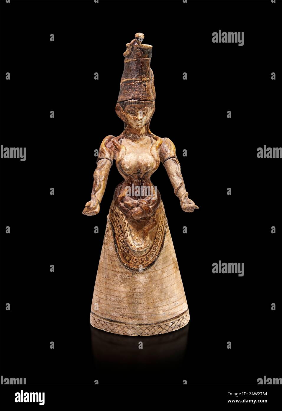 Minoische schlangengöttin aus knossos -Fotos und -Bildmaterial in hoher ...