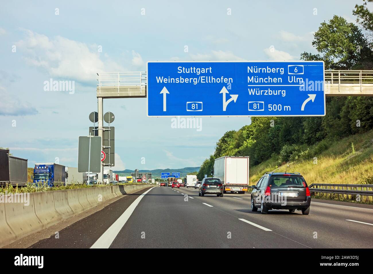 Autobahn a6 deutschland -Fotos und -Bildmaterial in hoher Auflösung – Alamy