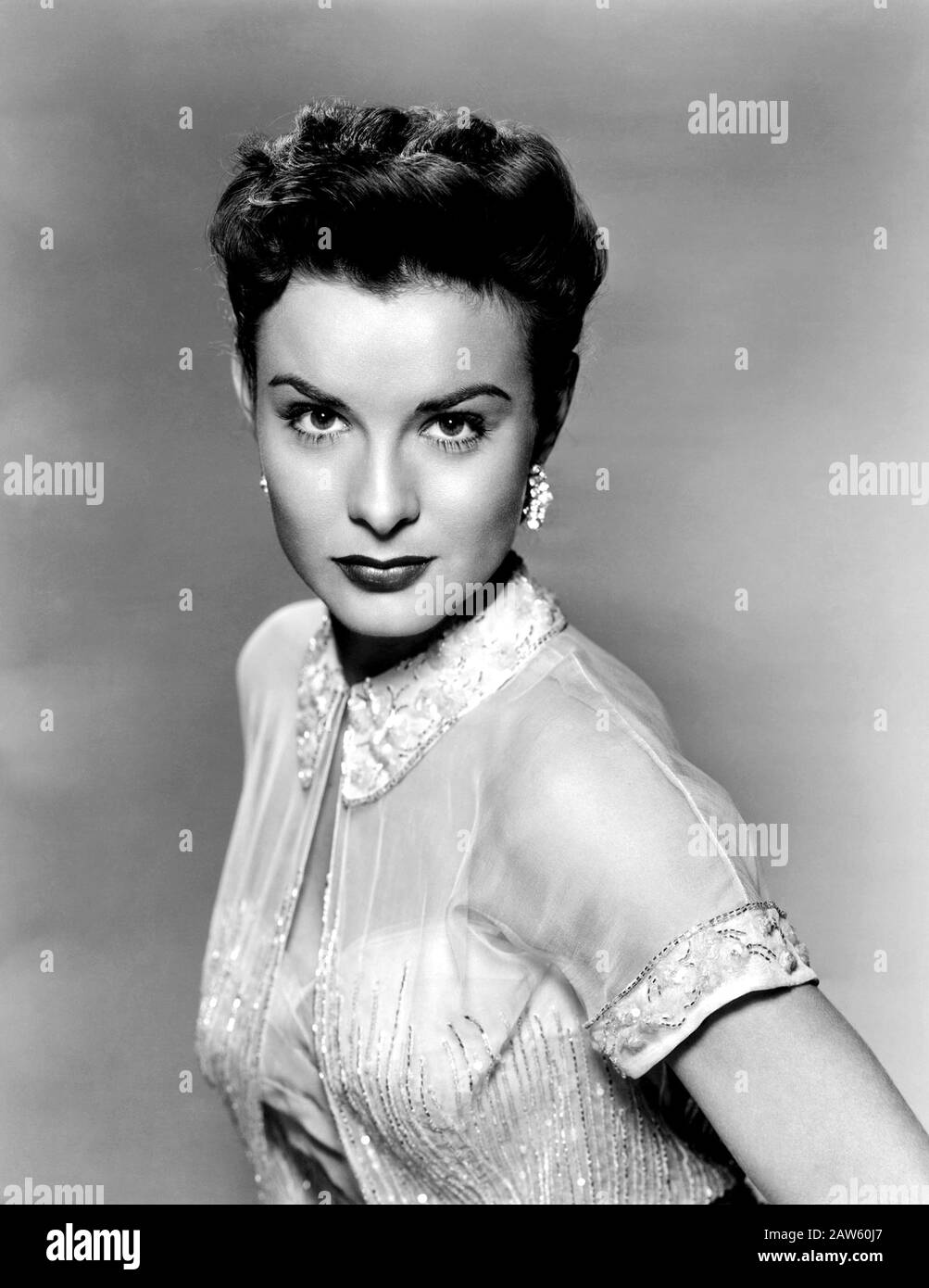 1953, USA: Die Filmschauspielerin JEAN PETERS (* 1926; † 2000 ...