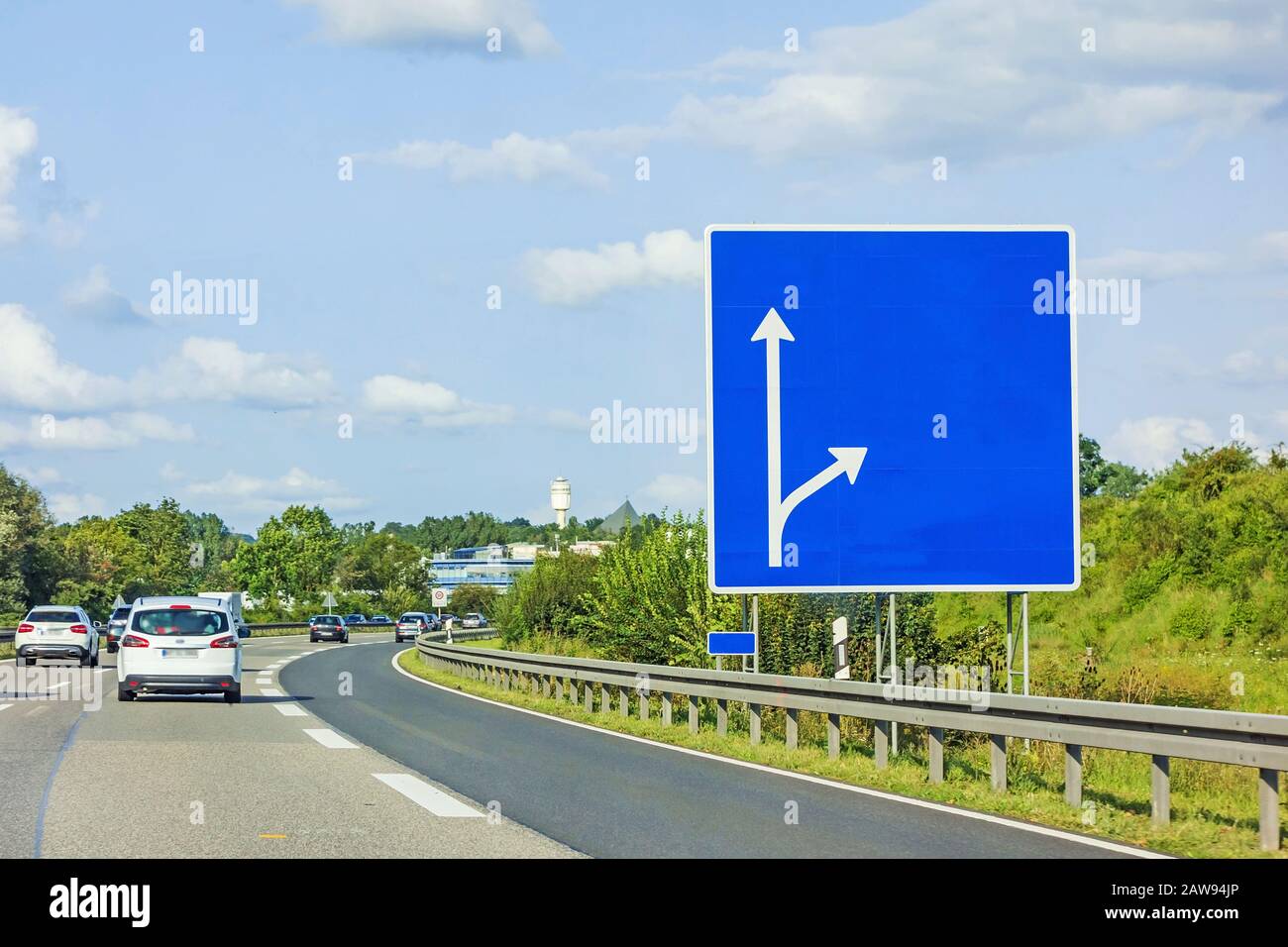 German autobahn motorway exit sign -Fotos und -Bildmaterial in hoher ...
