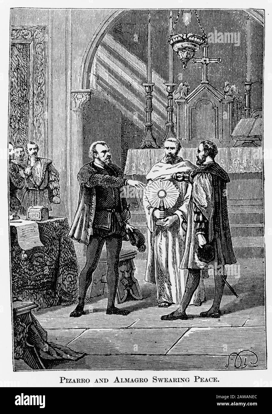 Der spanier FRANCISCO PIZARRO González (* 1475 in Lima; † 1541 in Peru ...