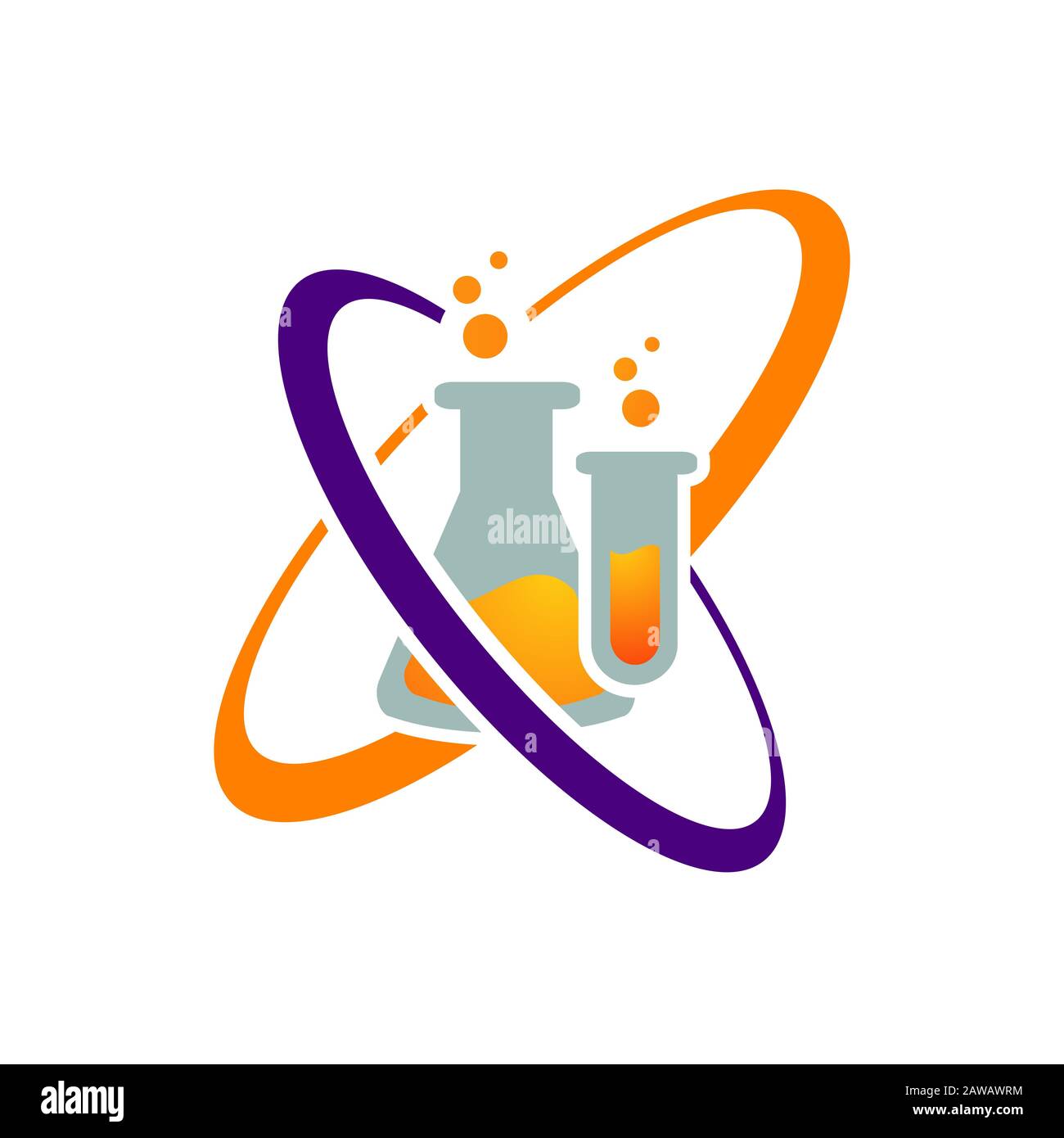 Chemie logo Stock-Vektorgrafiken kaufen - Alamy