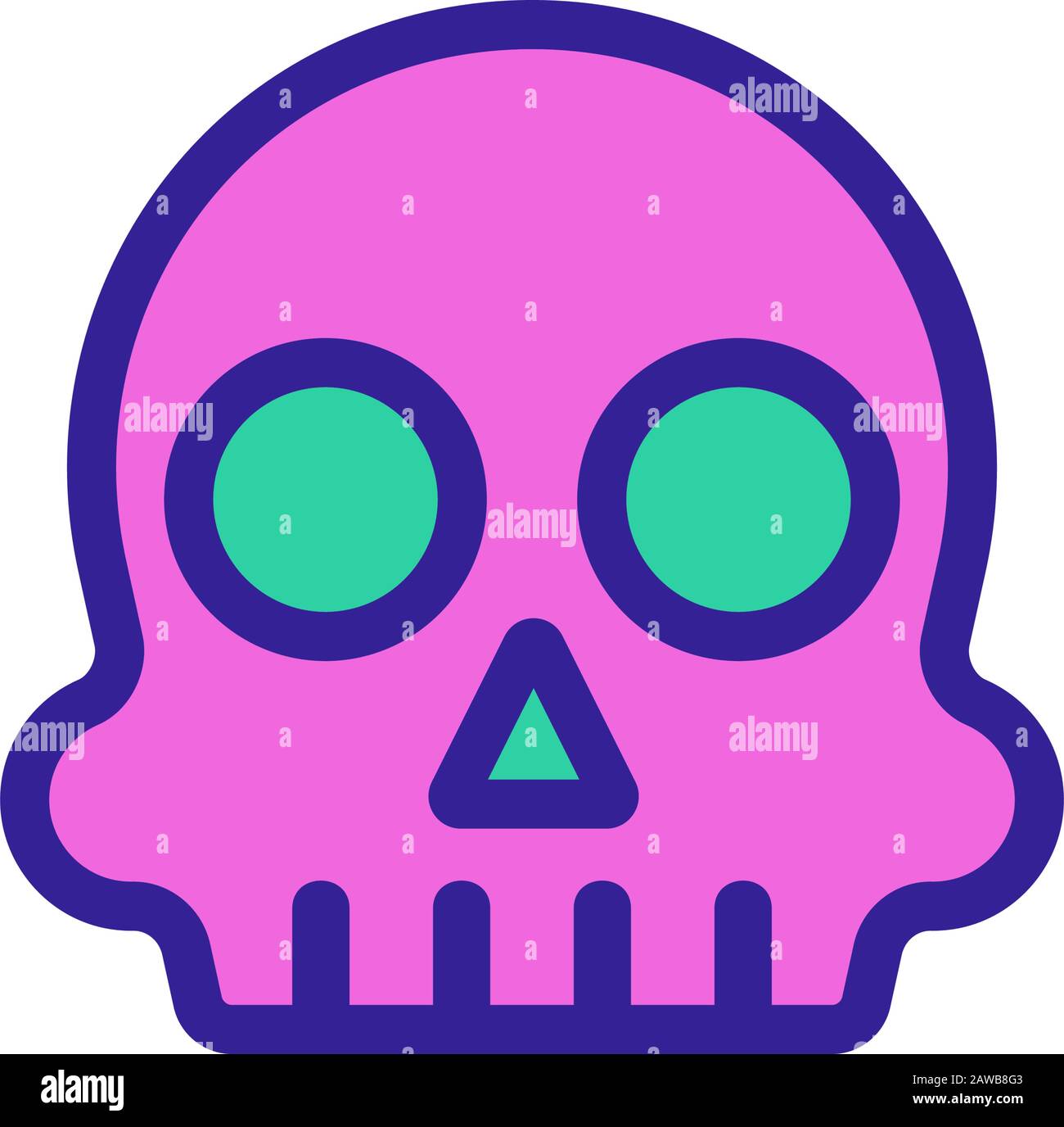 "Urlaub Tot"-Symbol "Vektor". Isolierte Darstellung des Kontursymbols ...