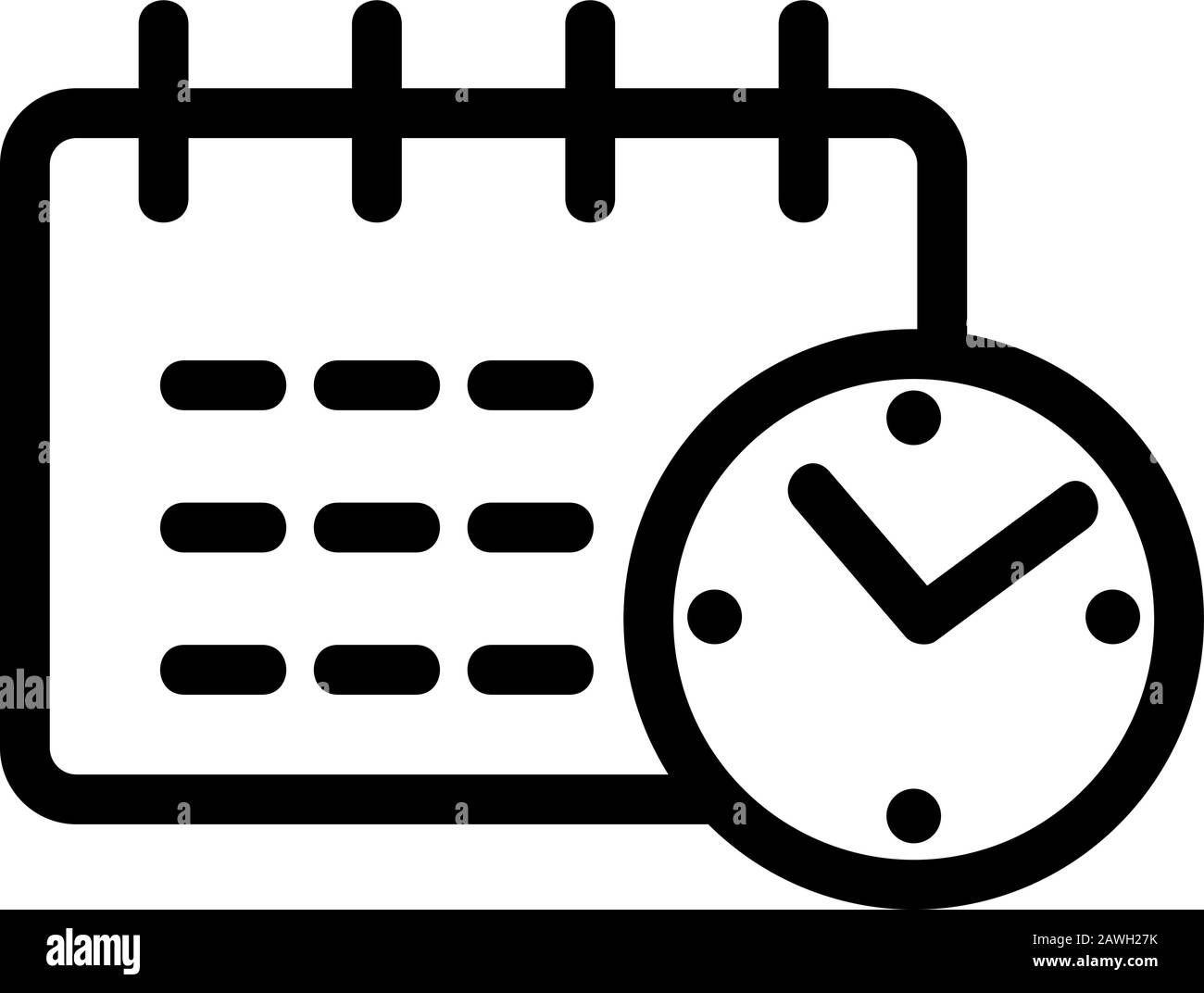 Kalender Piktogramm Stockfotos und -bilder Kaufen - Alamy