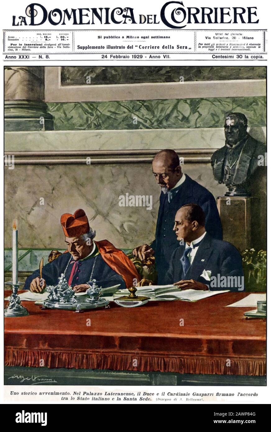 Fascismo fascista politica benito mussolini Ausgeschnittene Stockfotos ...