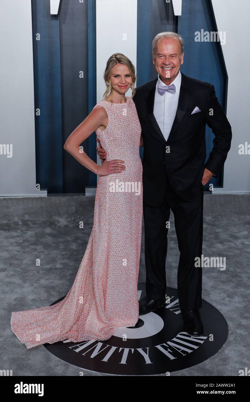 Kayte Walsh und Kelsey Grammer auf der Vanity Fair Oscar Party 2020 ...