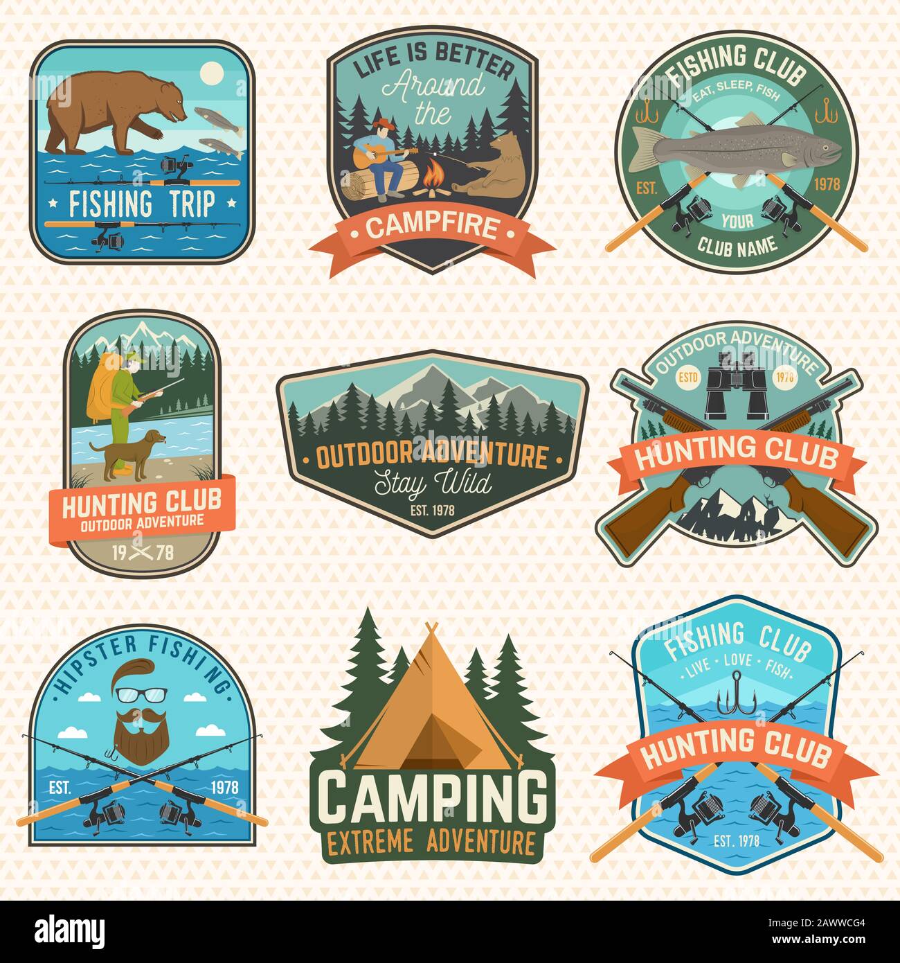 Hund wandern Stock-Vektorgrafiken kaufen - Alamy