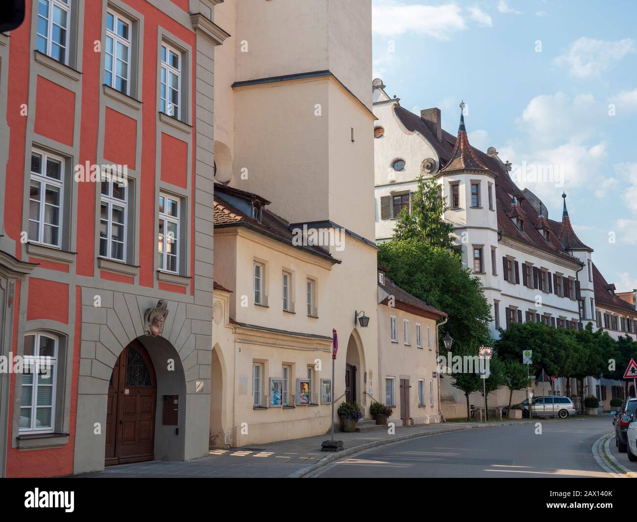 Pappenheim, Altes Schloss, Franken, Bayern, Deutschland, Alte Burg ...